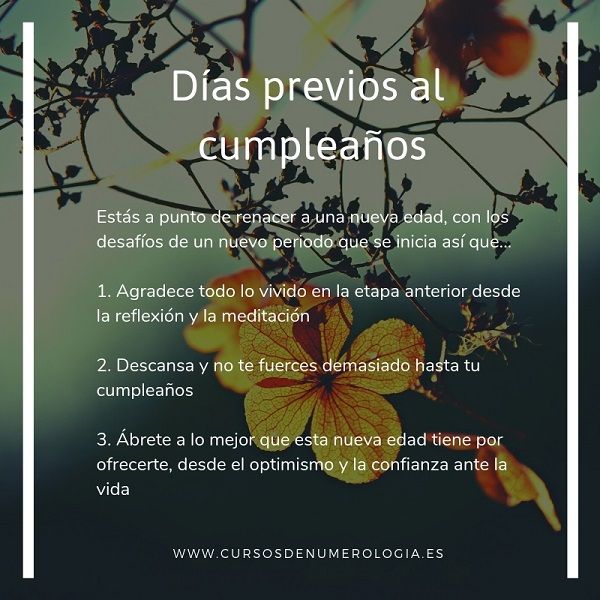 ¿QUÉ PASA si se CELEBRA el CUMPLEAÑOS ANTES?